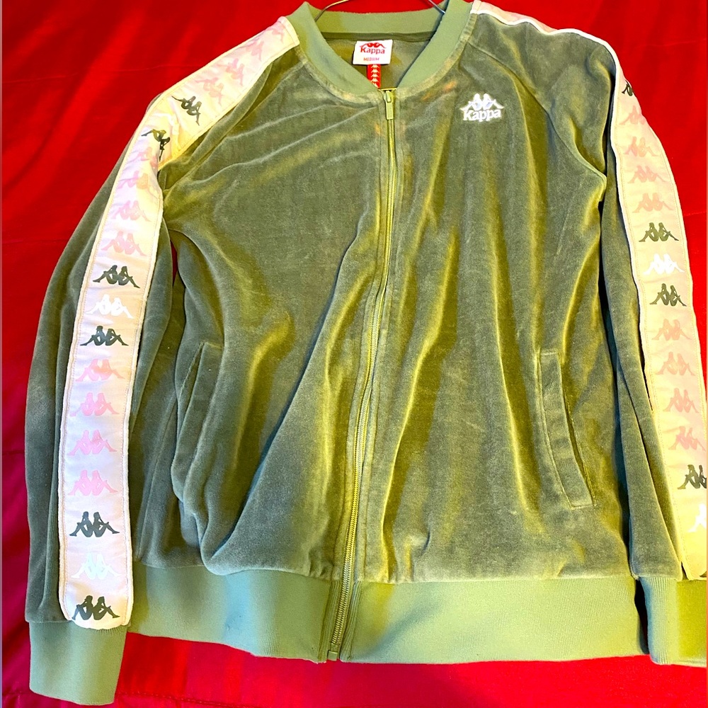 Kappa- Green Velvet Jacket - Gem